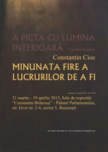 Constantin Cioc, „Minunatei firi a lucrurilor de a fi” @ Sala de ...