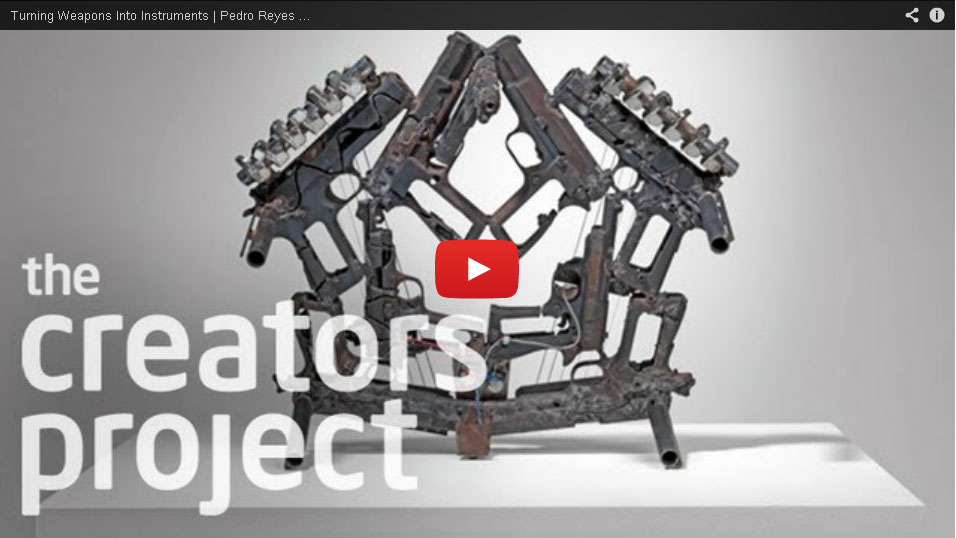 Turning Weapons Into Instruments | Pedro Reyes ‘Disarm’ | Modernism