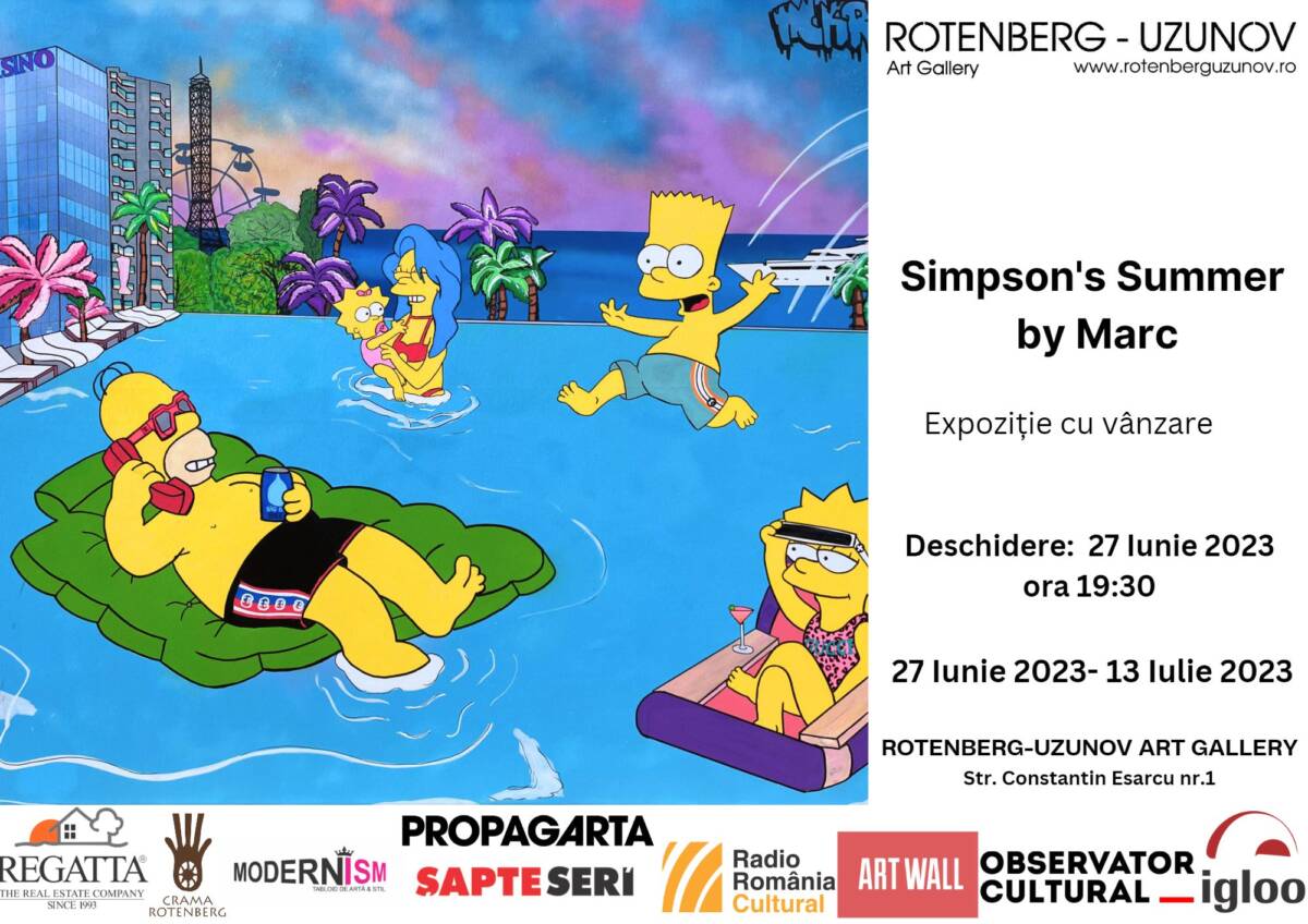 Expoziție Mark Caraian (Marc) „Simpson’s Summer” @ Galeria Rotenberg ...