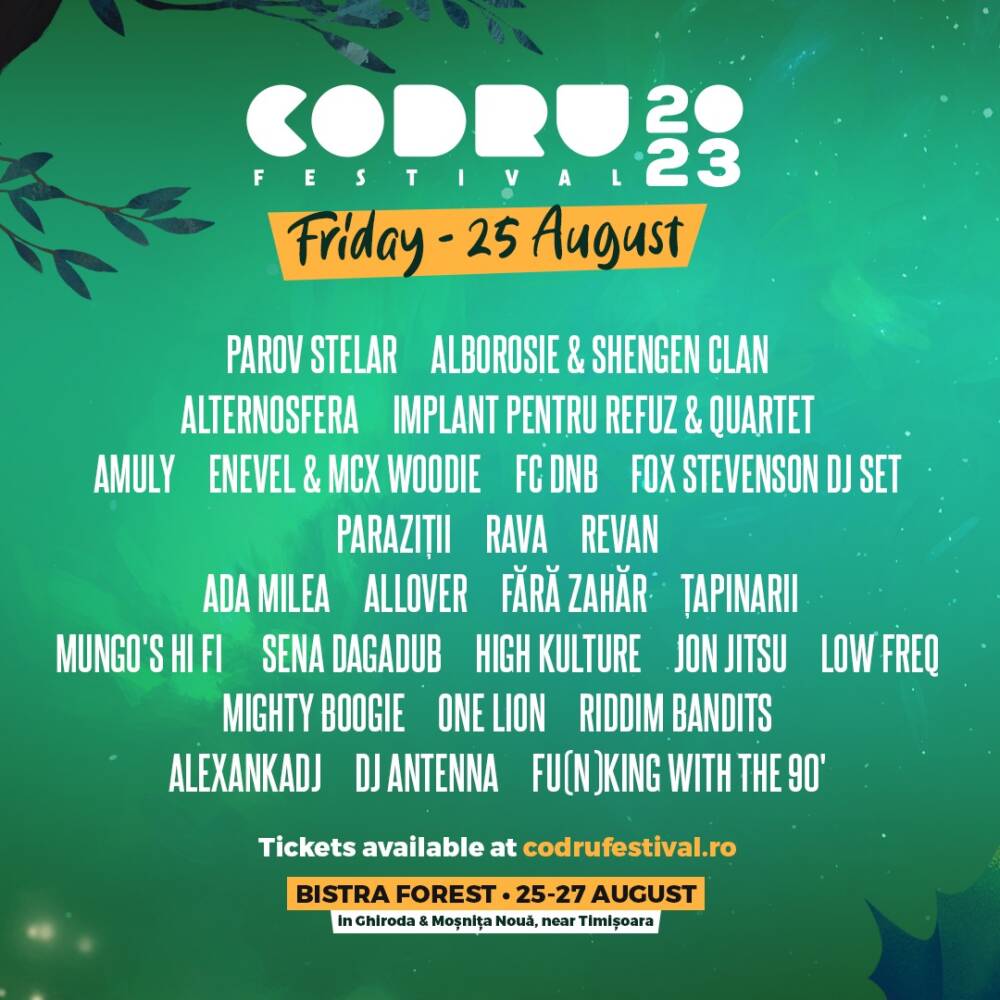 Program CODRU Festival 2023 | Modernism